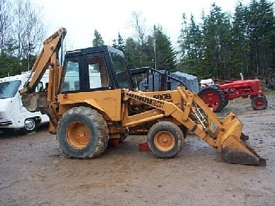 case backhoe weight