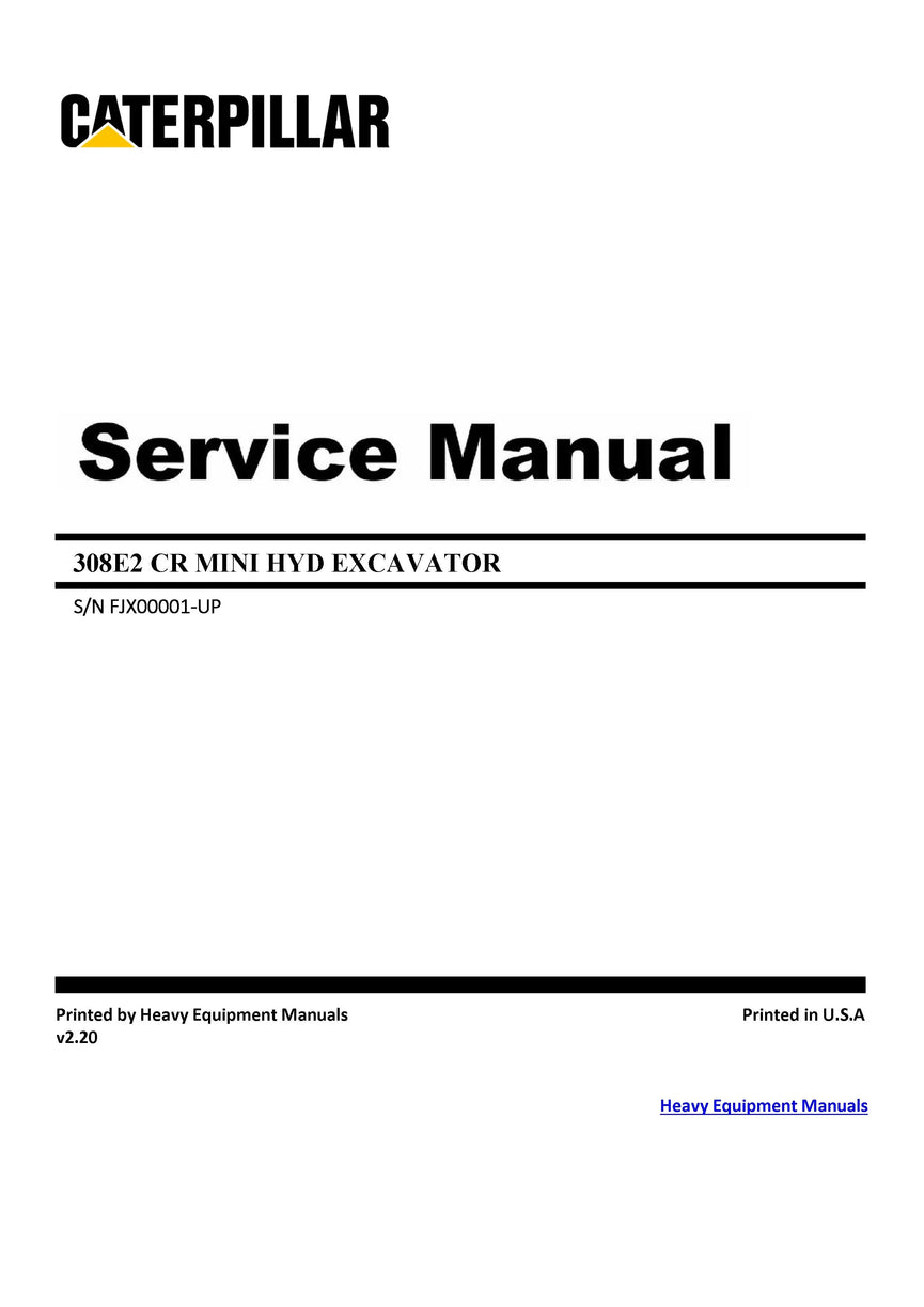 CAT CATERPILLAR Service Manuals, Workshop Manual PDF Download, Instant ...