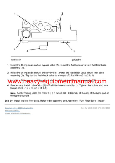Caterpillar C15 MXS Truck Engine Full Complete Shop Service Manual ...