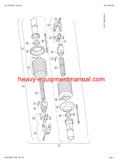 PDF Claas 3200/RF/RC Quadrant Baler Part Manual – Heavy Equipment Manual
