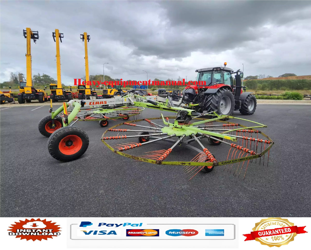 PDF Claas 2800 Liner Swather Parts Manual – Heavy Equipment Manual