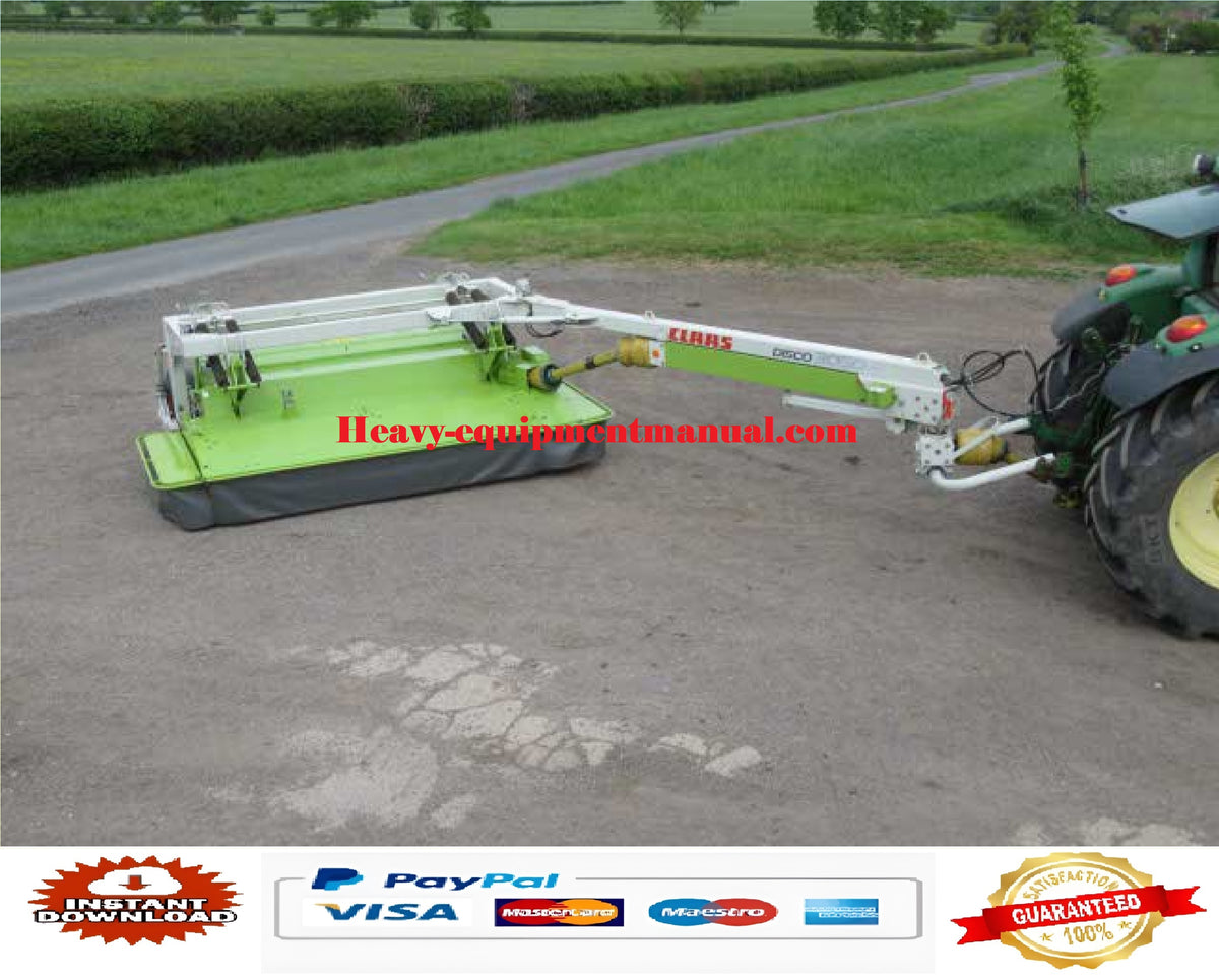 PDF Claas 3050 C Plus/ 3050 C Disco Mower Parts Manual – Heavy ...
