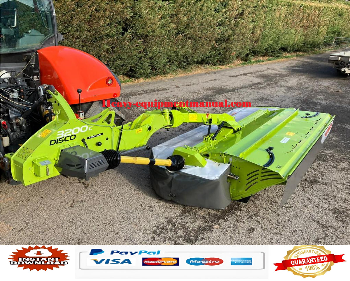PDF Claas 3200 C RC Disco Contour Mower Parts Manual – Heavy Equipment ...