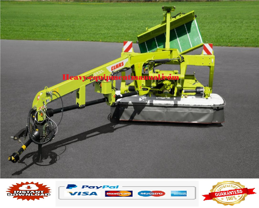 PDF Claas 3200 TC 3200 TRC 3200 TCAS Disco Mower Parts Manual – Heavy ...
