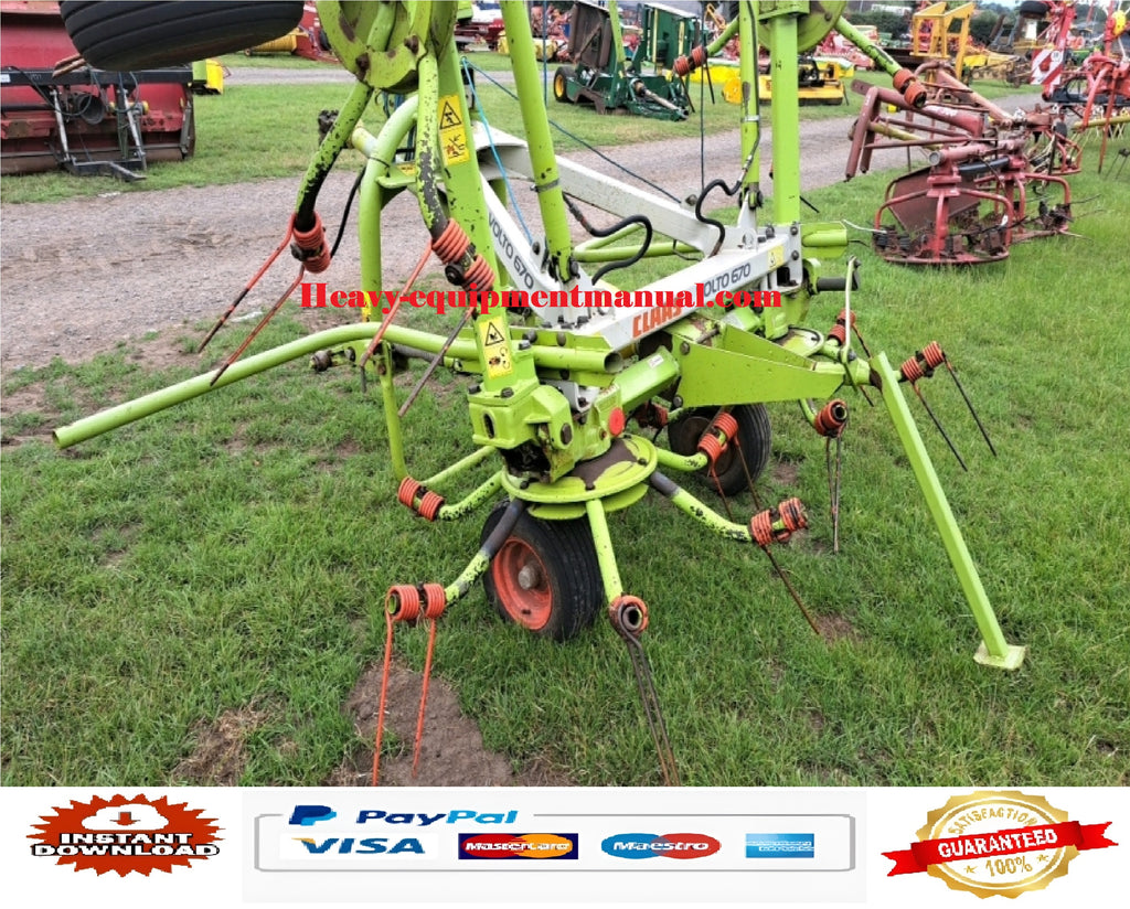 PDF Claas 640/ 64 Volto Tedder Parts Manual – Heavy Equipment Manual