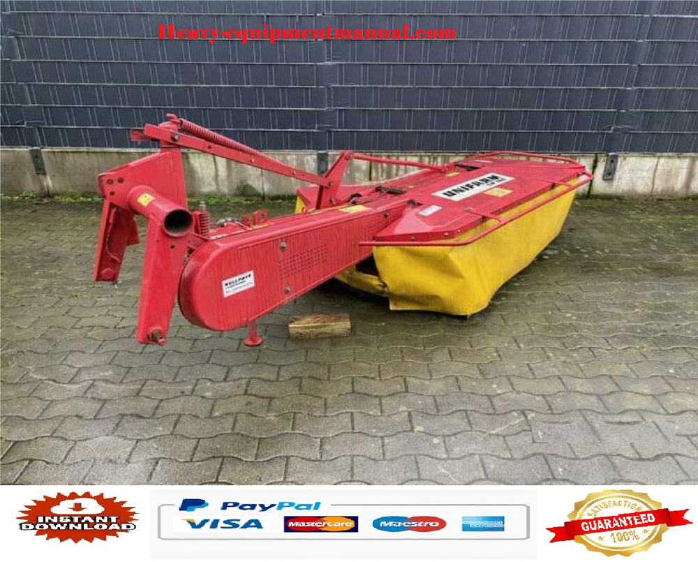 PDF Claas CM 186 C Unifarm Mower Parts Manual – Heavy Equipment Manual