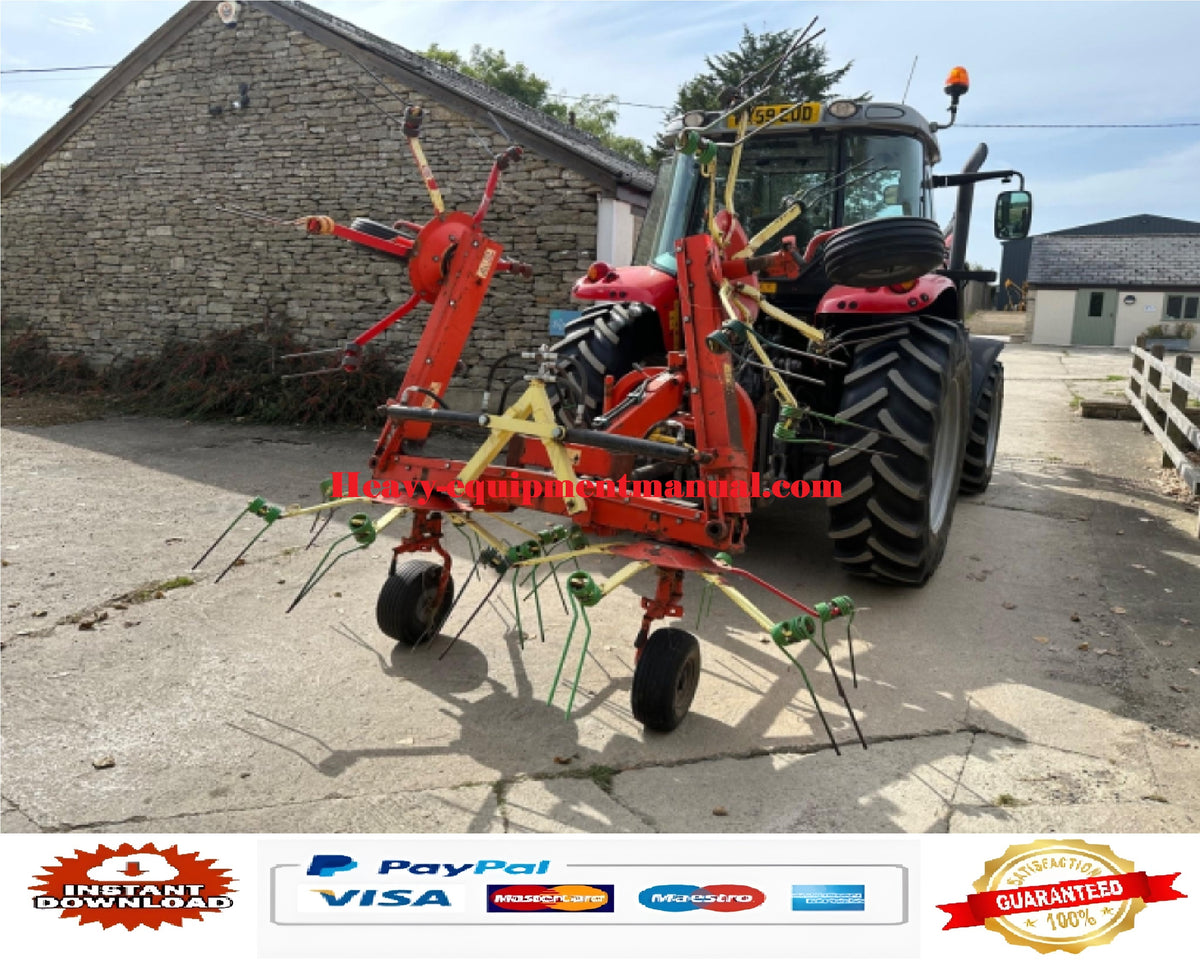 PDF Claas CW 300 Unifarm Tedder Parts Manual – Heavy Equipment Manual