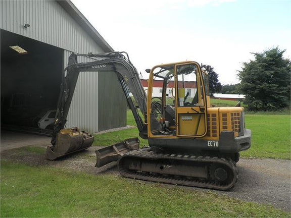 Volvo EC70 VV Compact Excavator Parts Manual – Heavy Equipment Manual