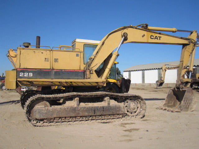 Caterpillar 229D EXCAVATOR Full Complete Spare Parts Catalog Manual 2L ...