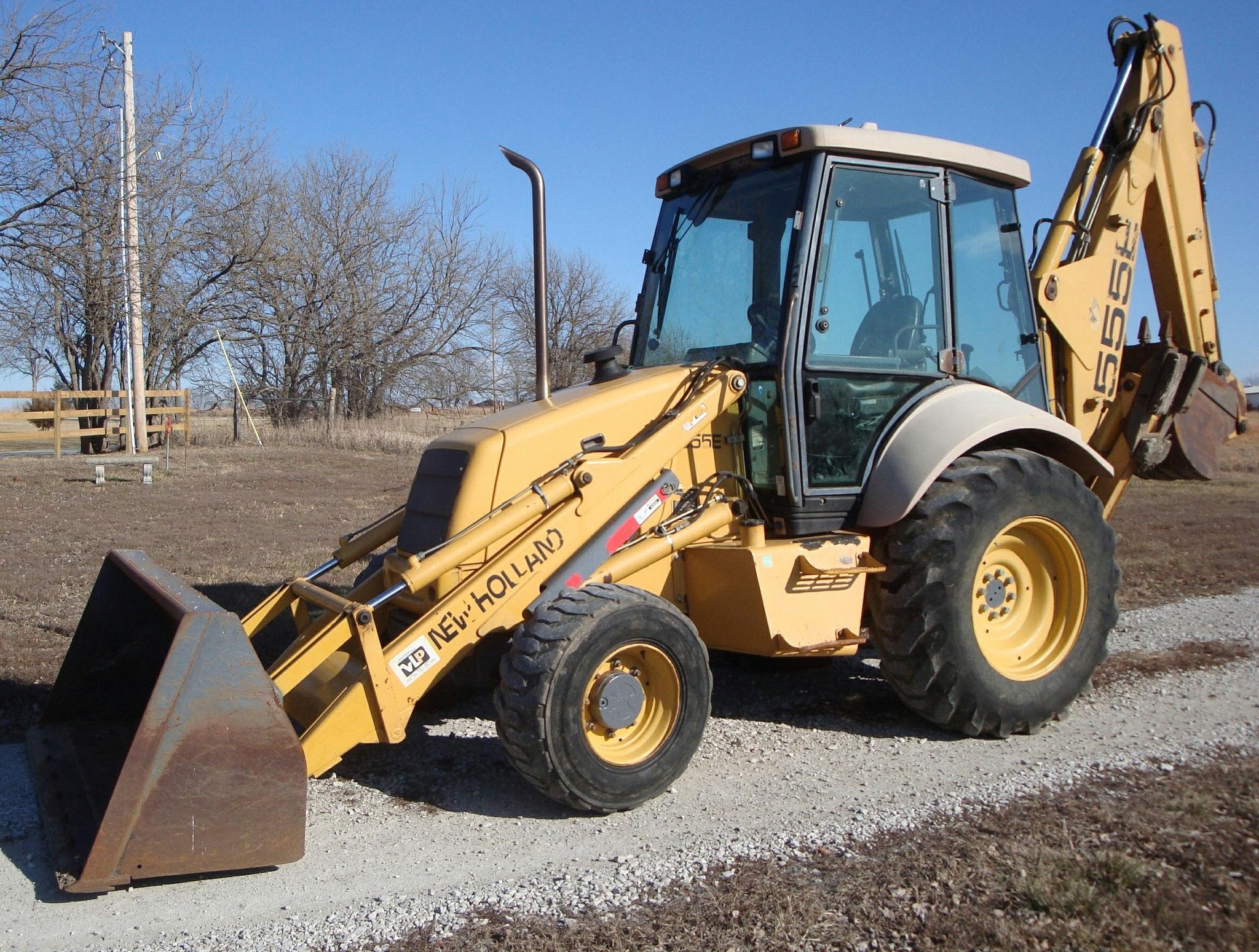 Ford New Holland 555E 575E 655E 675E Tractor Loader Backhoe Operators ...