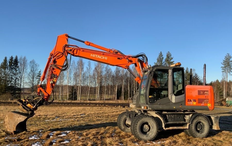 Hitachi ZX 140W-3 Wheeled Excavator Full Comple... – Heavy Equipment Manual