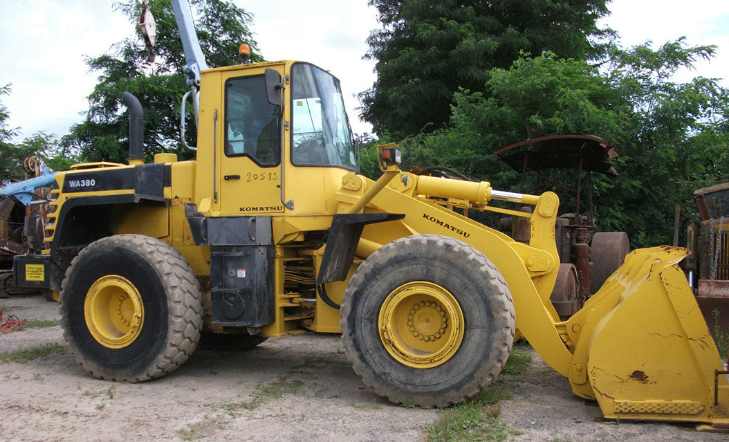 KOMATSU WA380-5 WHEEL LOADER SERVICE REPAIR MANUAL + OPERATION & MAINT ...
