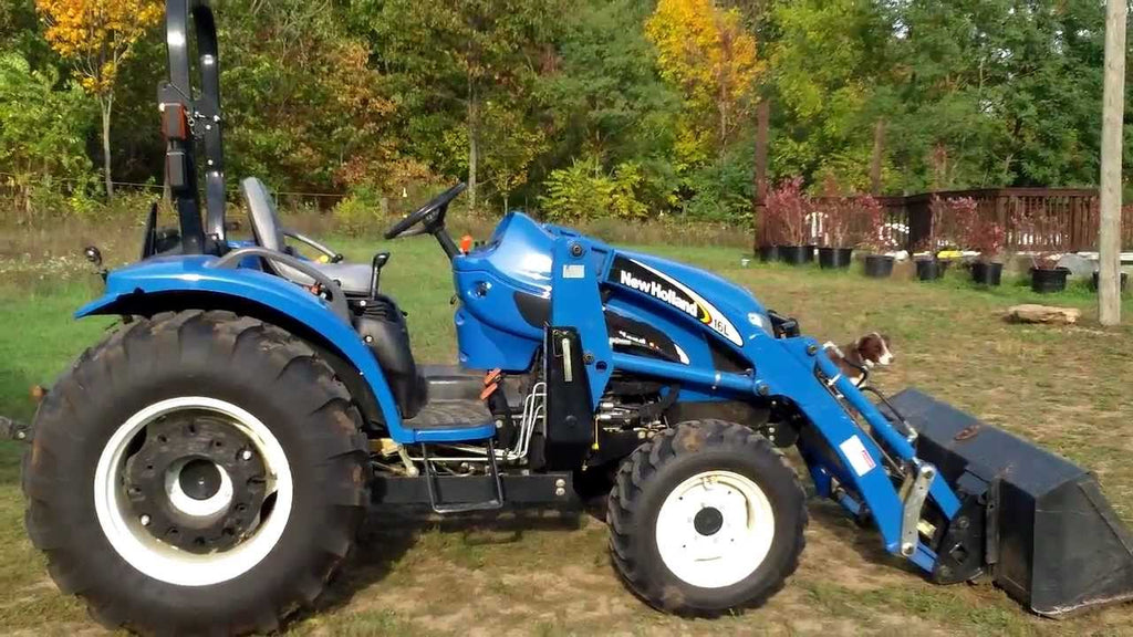 NEW HOLLAND TC45 4 CYLINDER COMPACT TRACTOR MASTER ILLUSTRATED PARTS ...