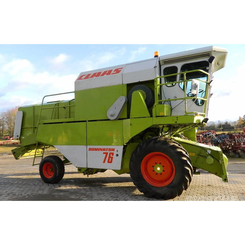 Claas Dominator 56 - 76 Combine Harvester Opera... – Heavy Equipment Manual